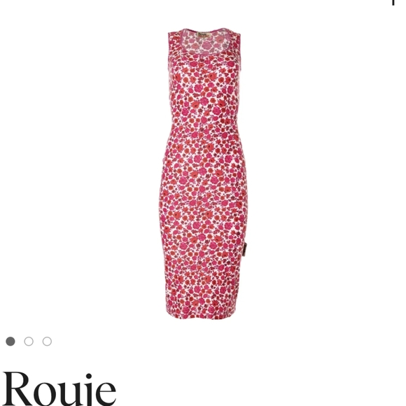 Rouje | Dresses | Rouje Roses Midi Dress | Poshmark